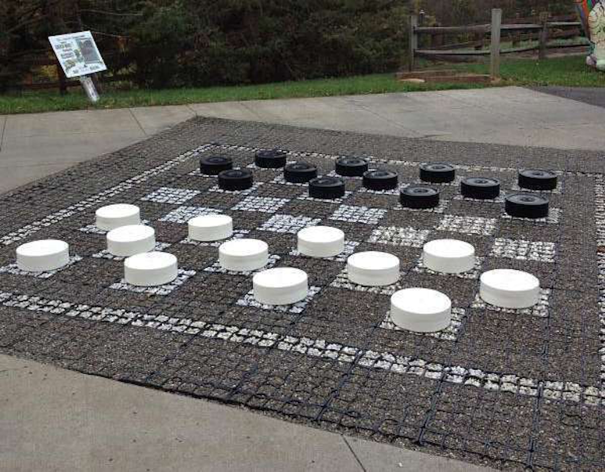 Life-Size Permeable Paver Checkerboard Teaches Kids About ‘Being Green ...