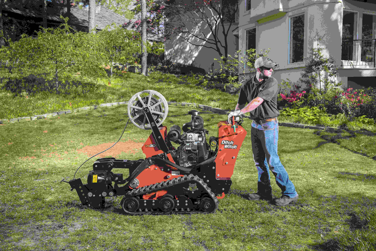 VP30 vibratory plow launched by Ditch Witch | Total Landscape Care