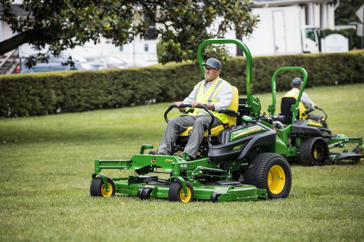 largest john deere mower