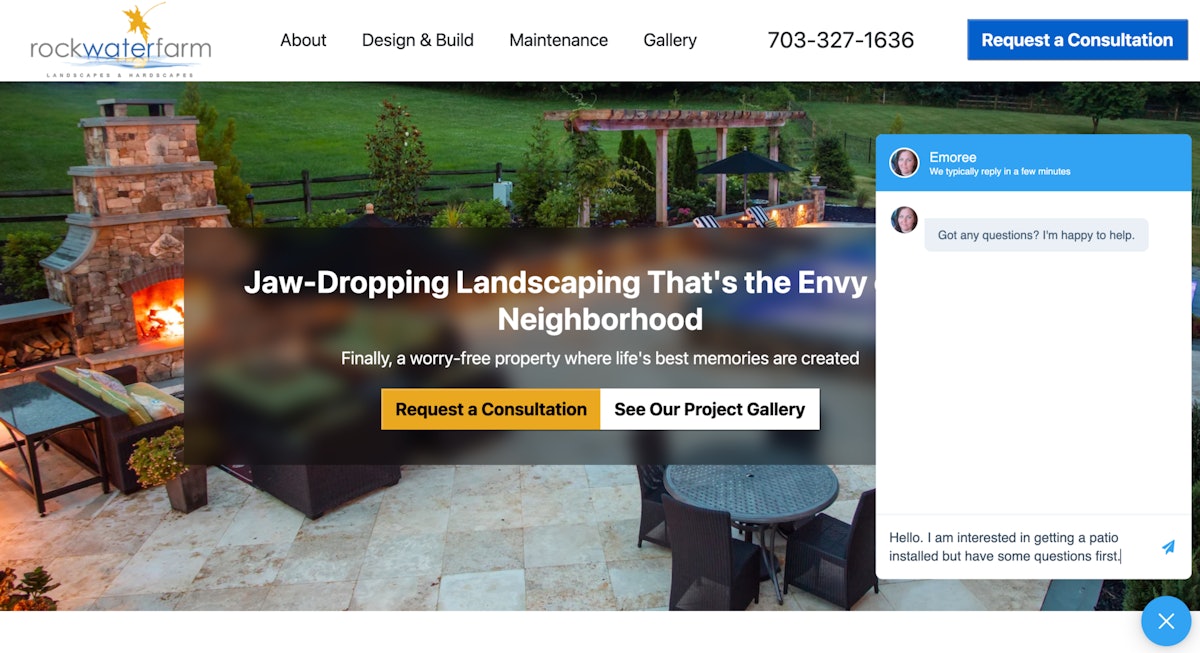 Benefits of adding Live Chat to your landscaping website | Total ...