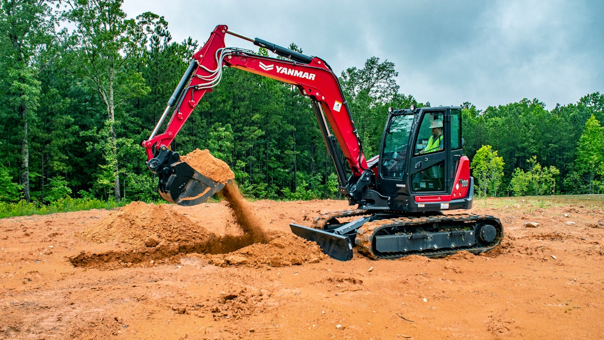 Power in tight spaces: Yanmar intros 2 new compact excavators | Total ...