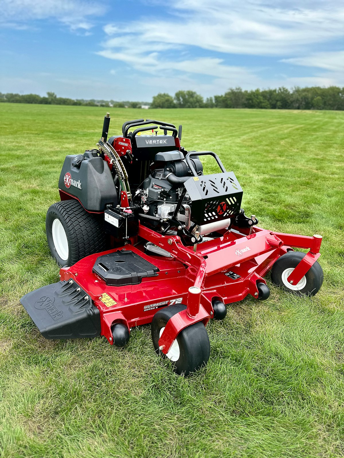 Exmark introduces Vertex X-Series and Vertex E-Series stand-on mowers ...