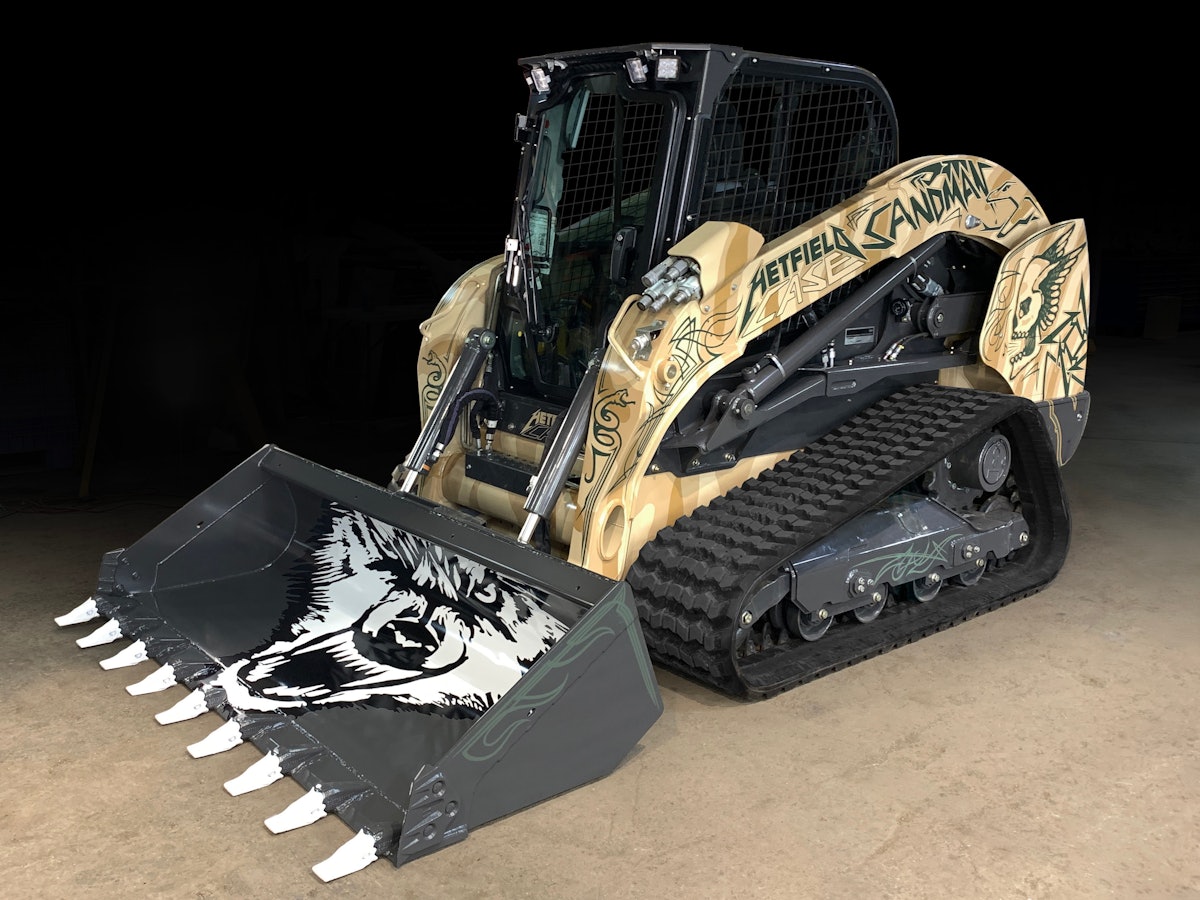 CNH designs special edition, Metallica-inspired CASE compact track ...